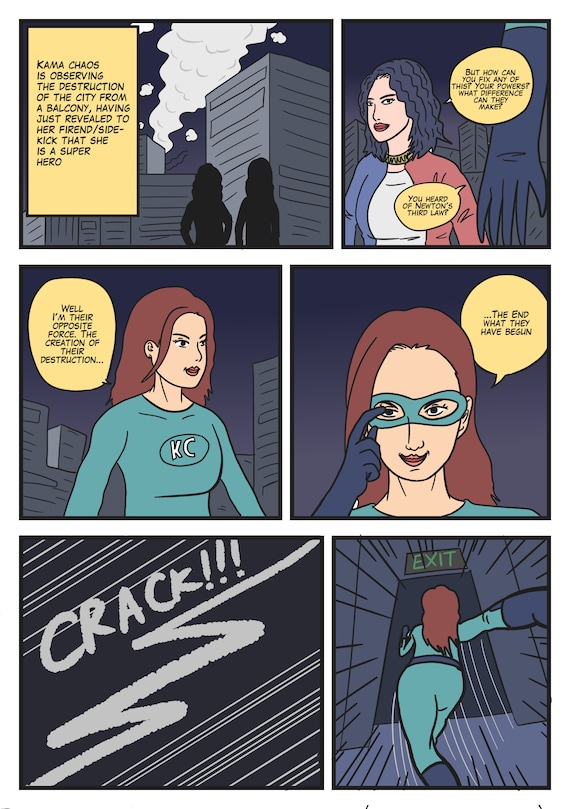 Superhero Comic Strips