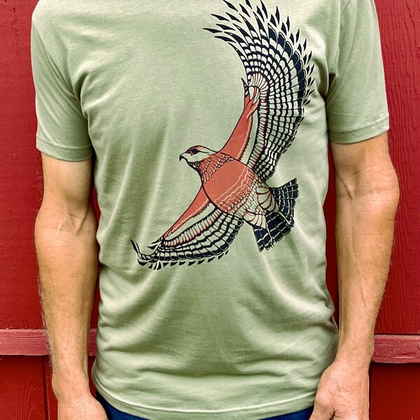 Hawk T Shirt - Etsy
