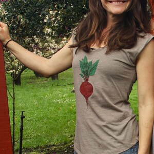 Beet Design Sleeveless V-neck - Etsy