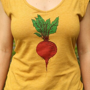 Beet Design Sleeveless V-neck - Etsy