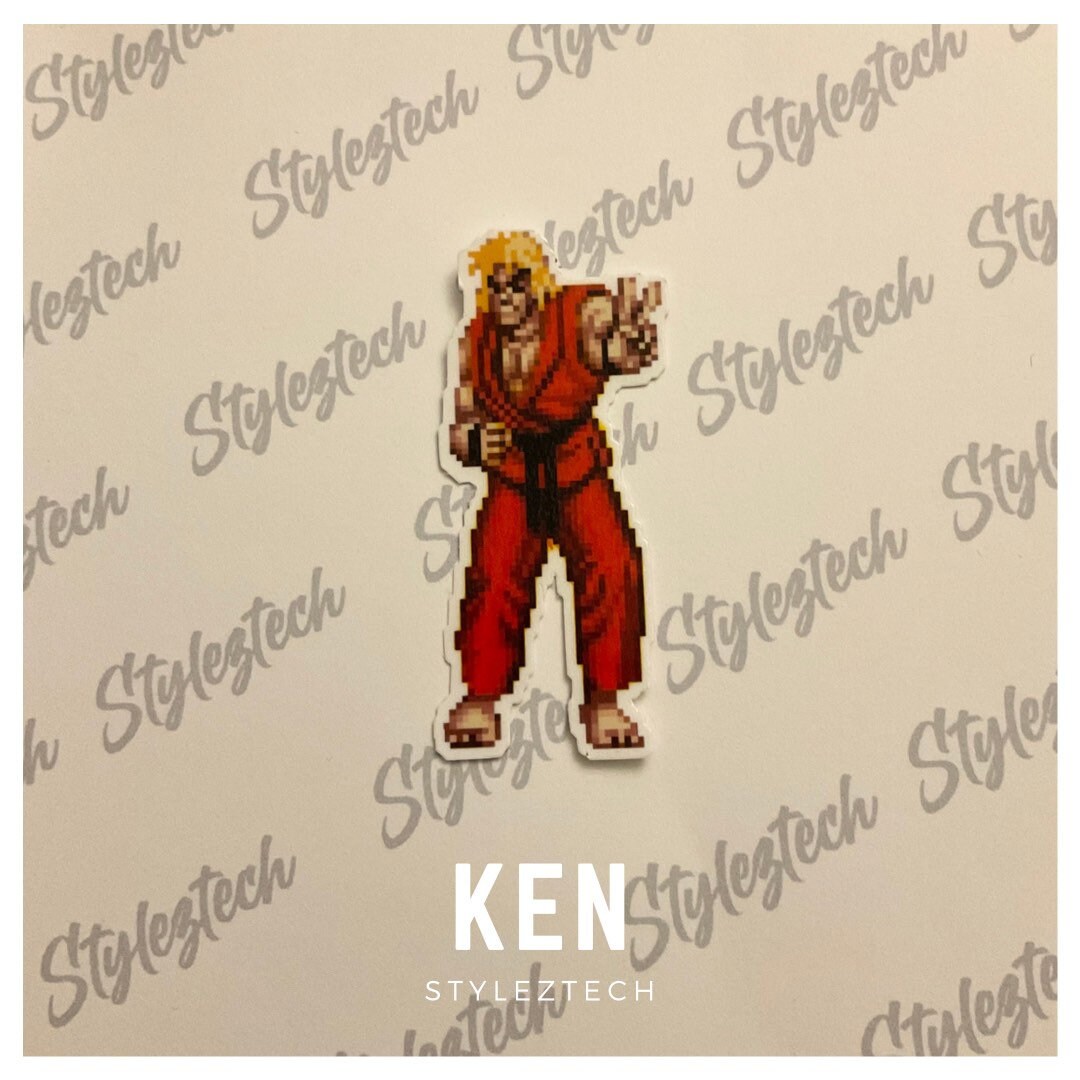 Street Fighter 2 Stickers - Set 1 - Etsy