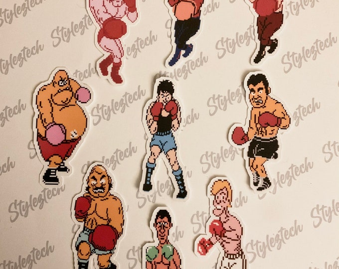 NES Punch Out - Stickers - Set 1 - Etsy