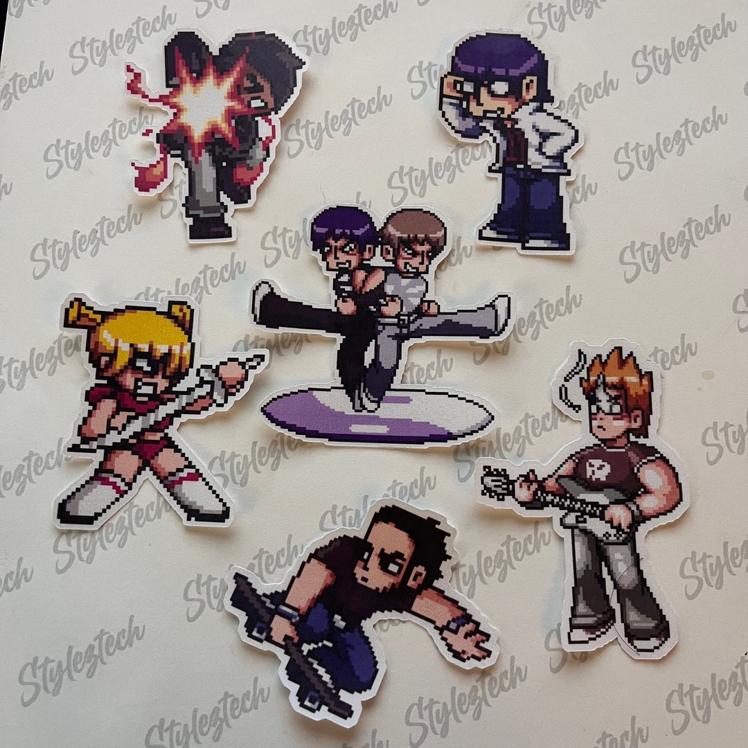 Evil Ex’s Set 2 - Scott Pilgrim VS. the World Stickers - Set 1 - 2 - Etsy