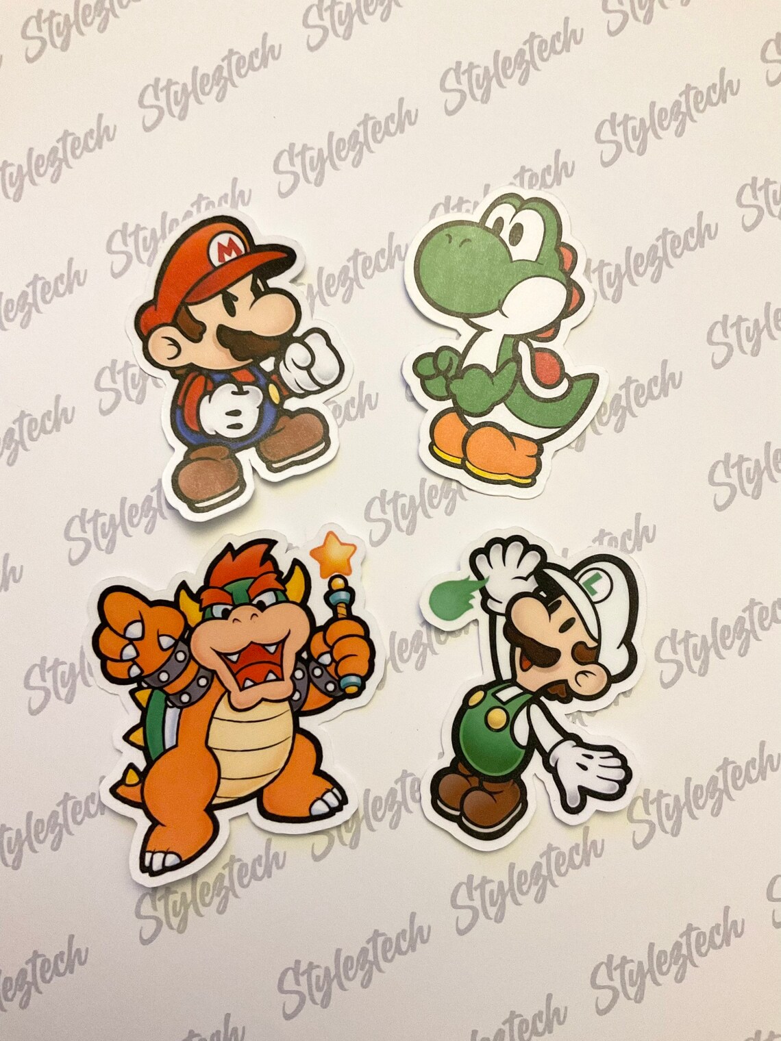 Paper Mario Paper Mario & Friends Stickers - Etsy