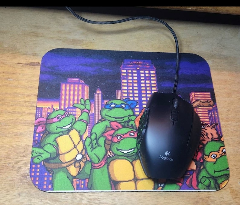 Teenage Mutant Ninja Turtles Animated Series Mouse Pad - Etsy