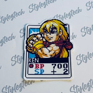 Street Fighter 2 | Card Fighters - Set 1 | Vinyl Stickers | Laptop ...