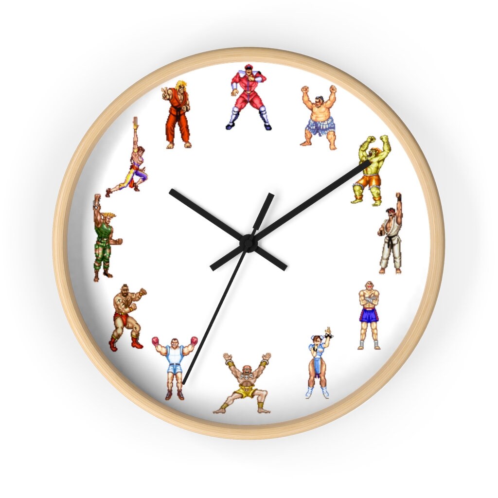 Street Fighter 2 | Street Fighter 2 Wall Clock | Wall Clock Unique ...