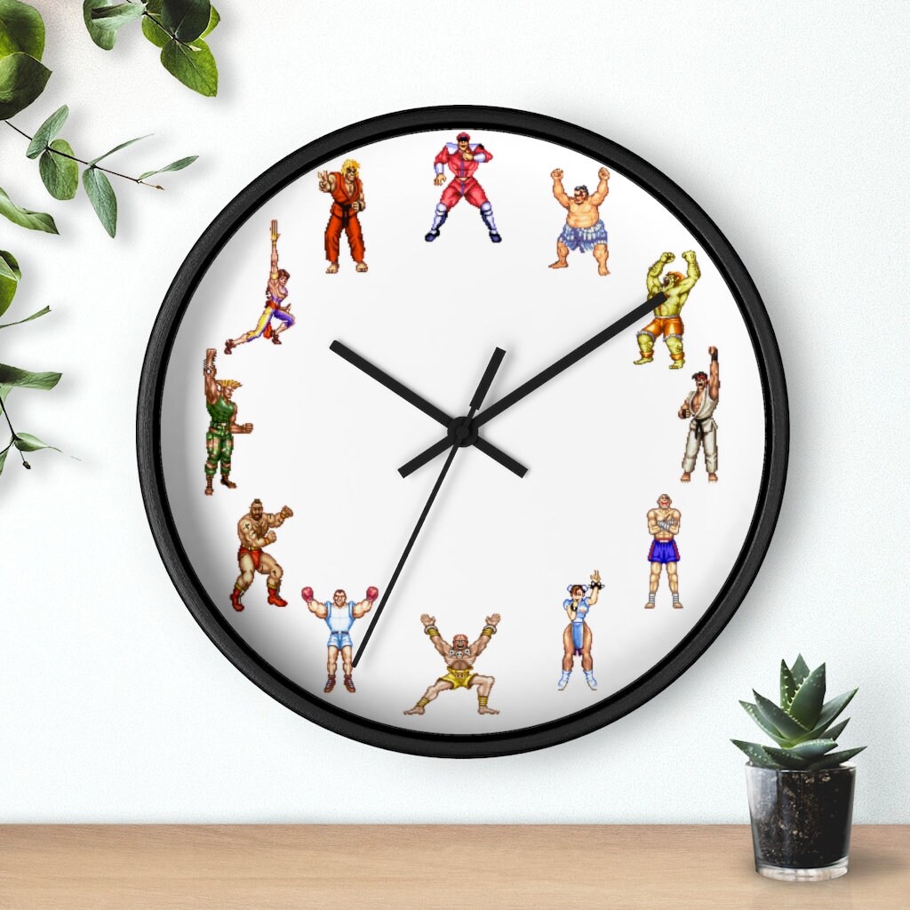Street Fighter 2 | Street Fighter 2 Wall Clock | Wall Clock Unique ...
