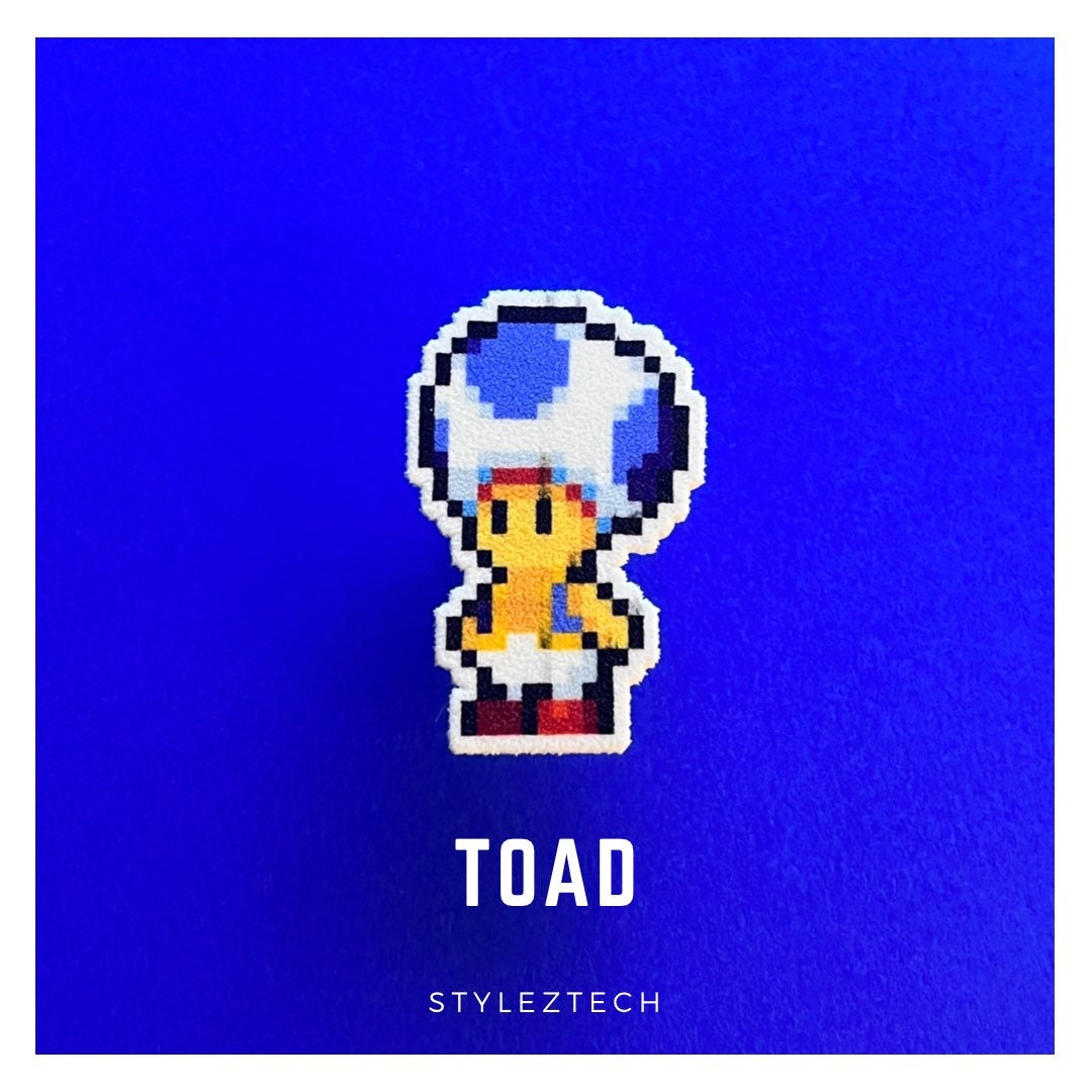 Toad Pin | Super Mario | Lanyard Pin | Gamer Pin | Collectors Pin ...