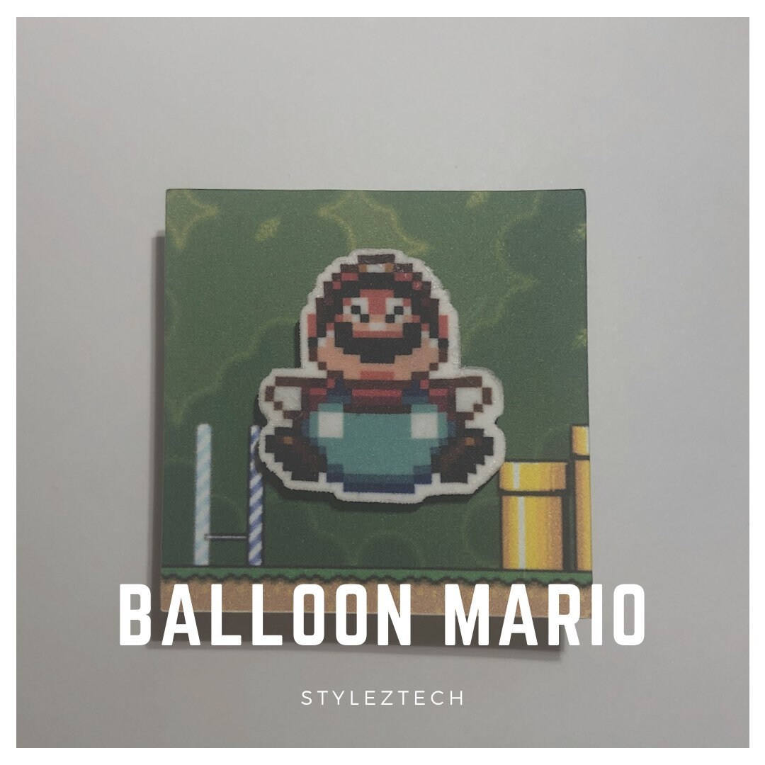 Balloon Mario - Super Mario World Pin - Etsy