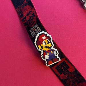 Super Mario Pin Super Mario Lanyard Pin Gamer Pin Collectors Pin ...