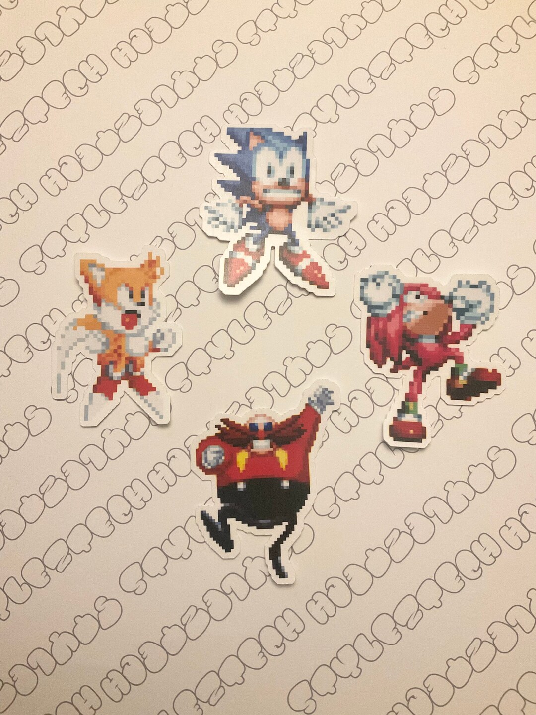 Sonic the Hedgehog Stickers - Set 1 - Laptop Stickers - Computer ...