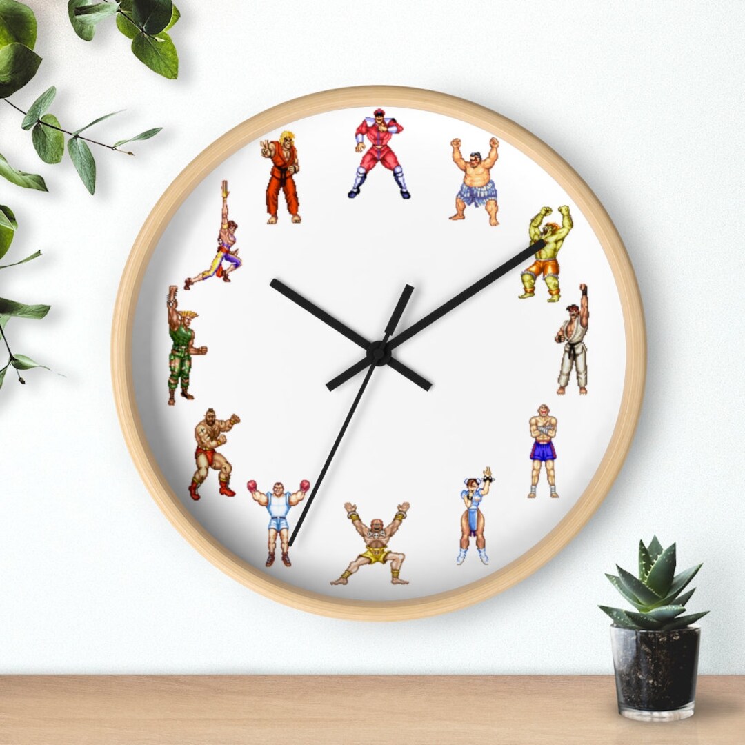 Street Fighter 2 | Street Fighter 2 Wall Clock | Wall Clock Unique ...