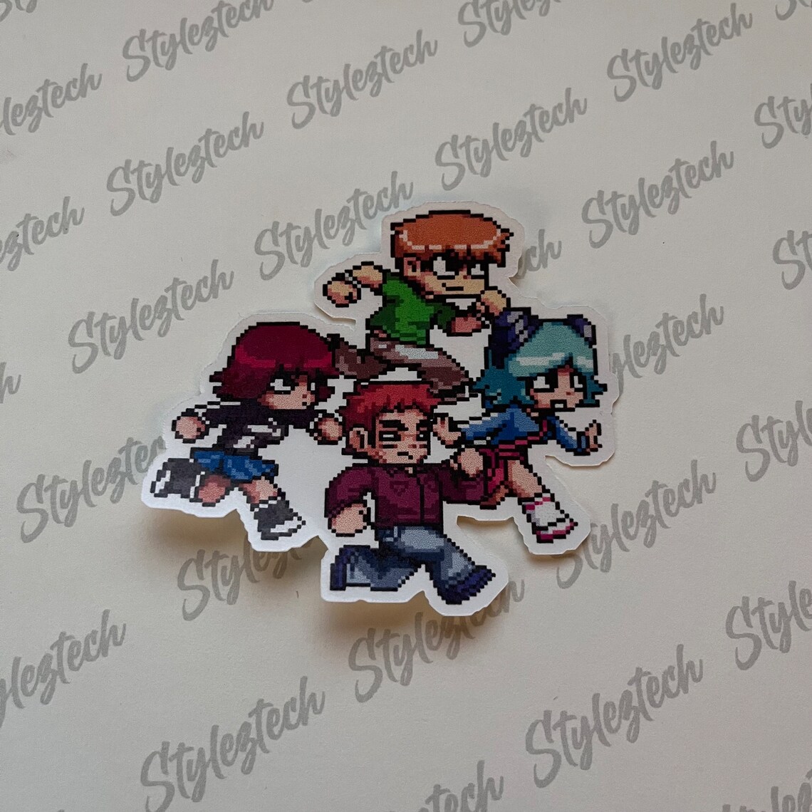 Scott Pilgrim Group Sets - Scott Pilgrim VS. the World Stickers ...