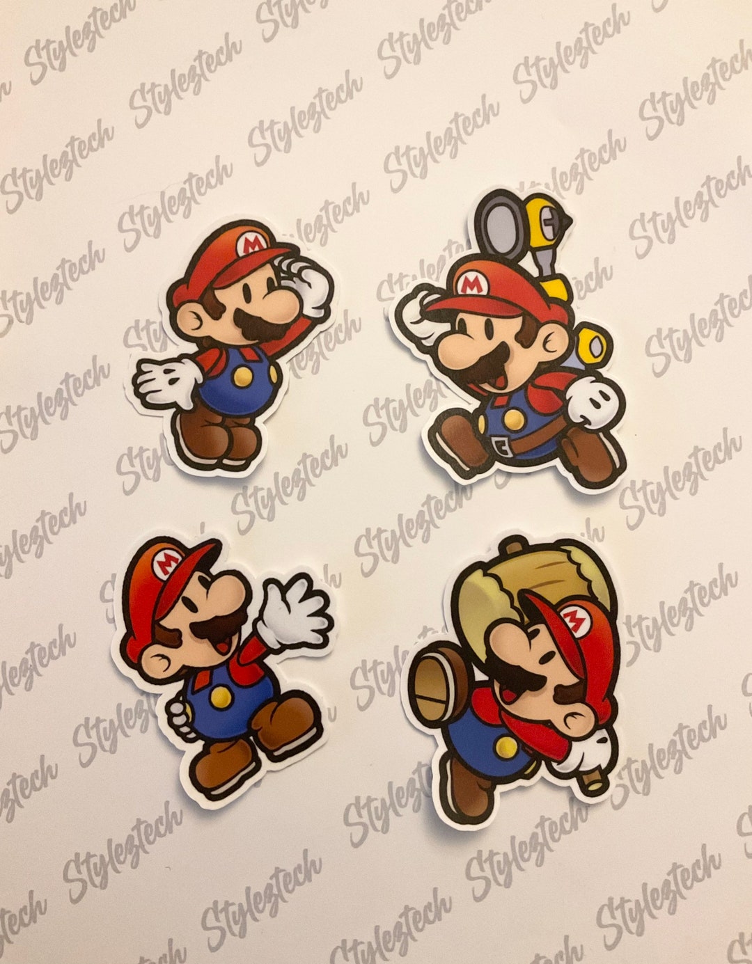 Paper Mario Collection - Paper Mario Stickers - Etsy
