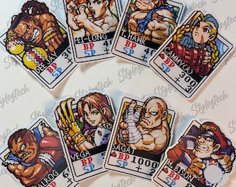 Street Fighter 2 Stickers Set 1 - Etsy