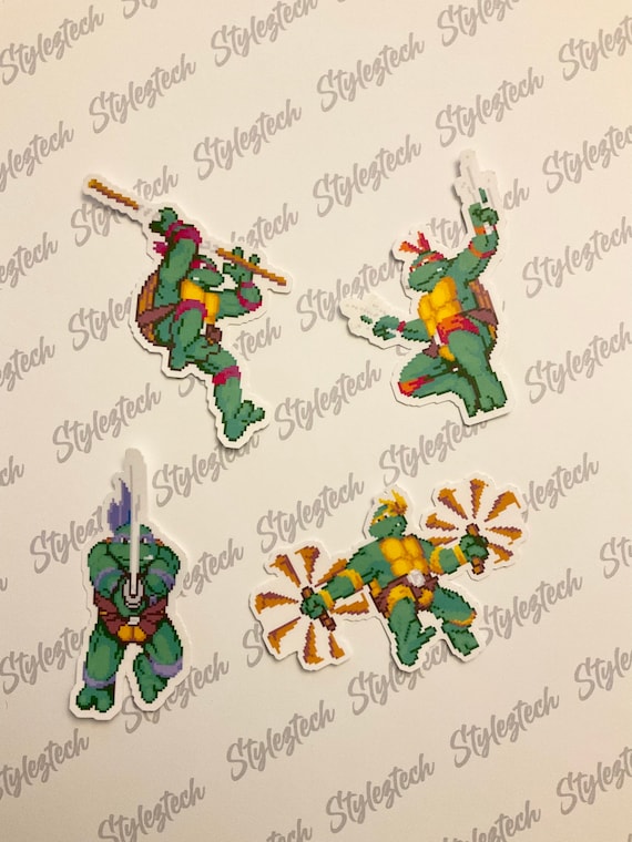 Teenage Mutant Ninja Turtles Animated Cartoon stickers | Etsy