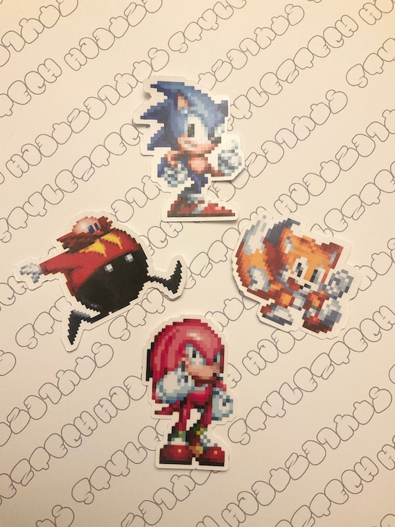 Sonic the Hedgehog Stickers Set 2 Laptop Stickers | Etsy