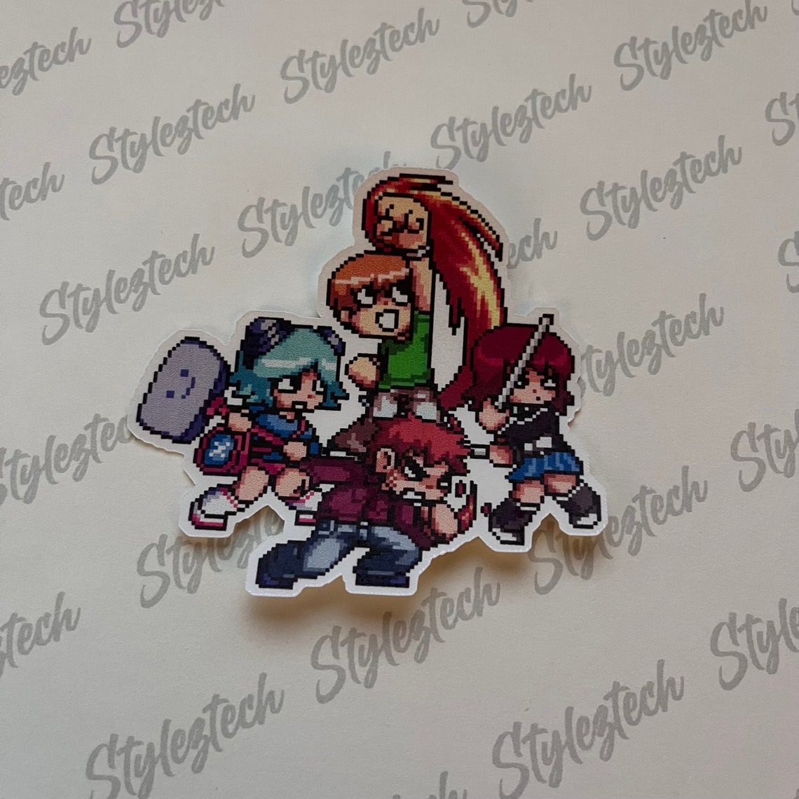 Scott Pilgrim Group Sets - Scott Pilgrim VS. the World Stickers ...