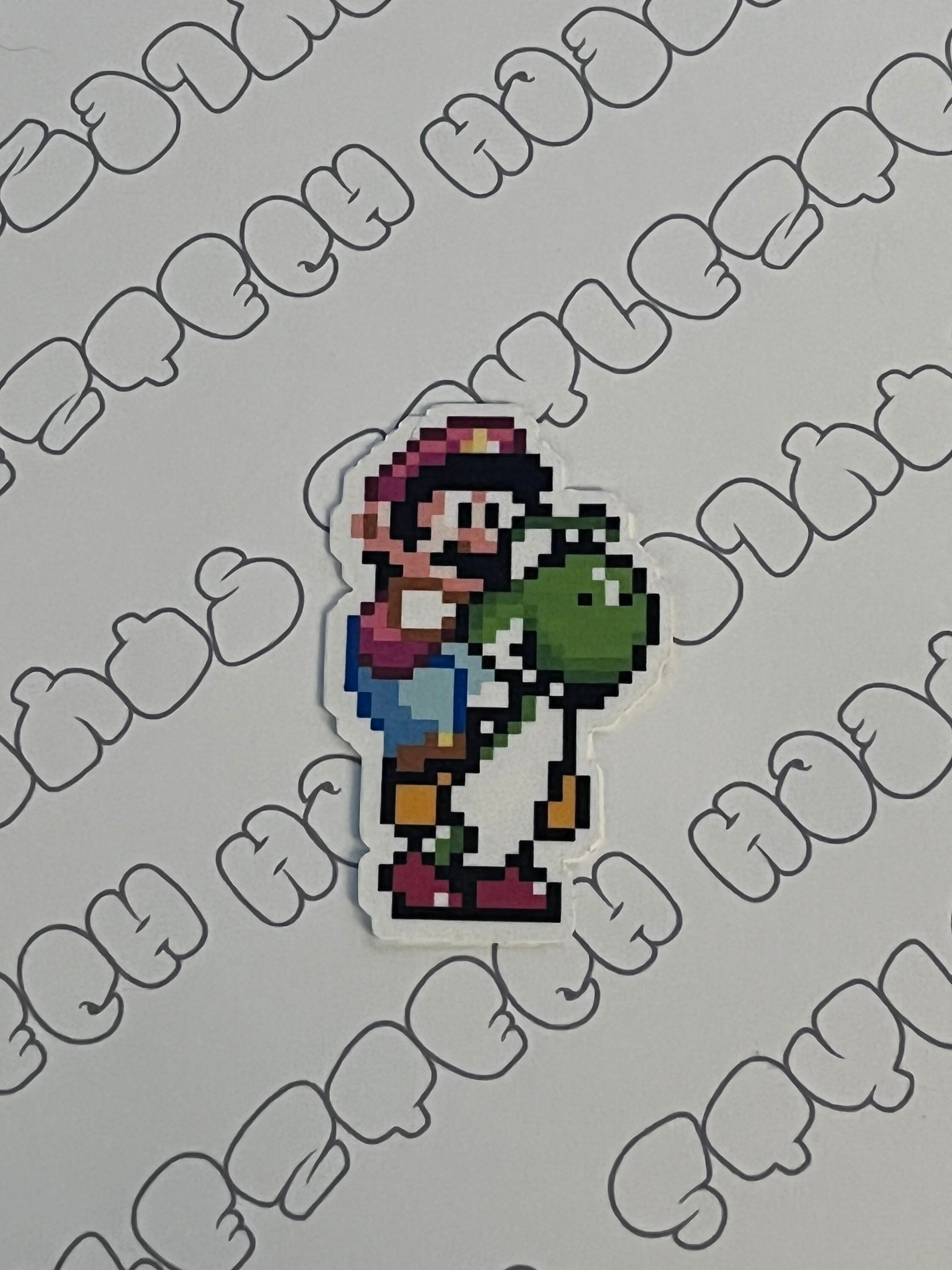 Super Mario World Stickers Super Mario Stickers Vinyl - Etsy