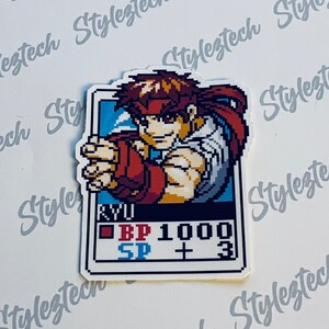 Street Fighter 2 | Card Fighters - Set 1 | Vinyl Stickers | Laptop ...