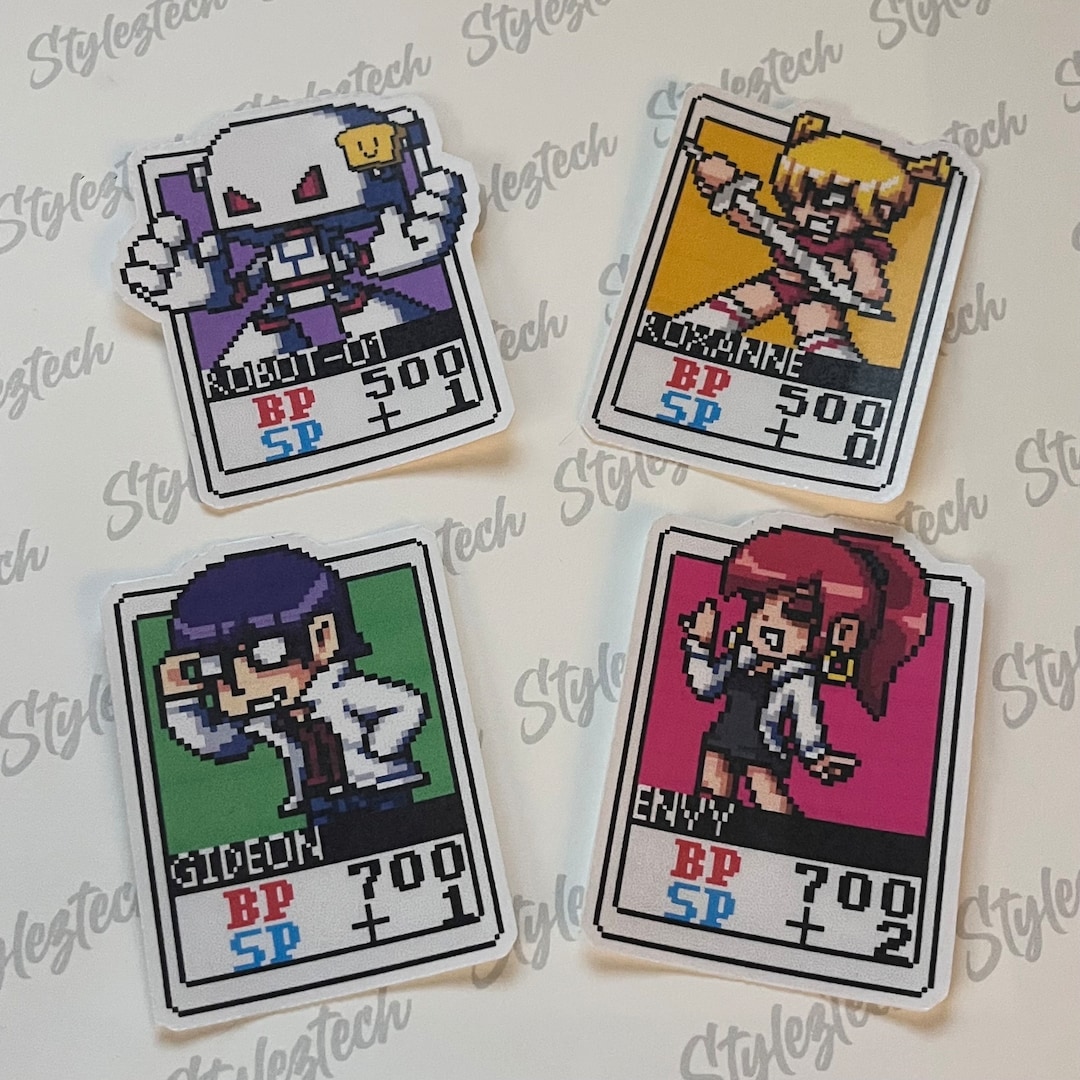 Scott Pilgrim VS. the World | Card Fighters - Set 3 | Vinyl Stickers ...