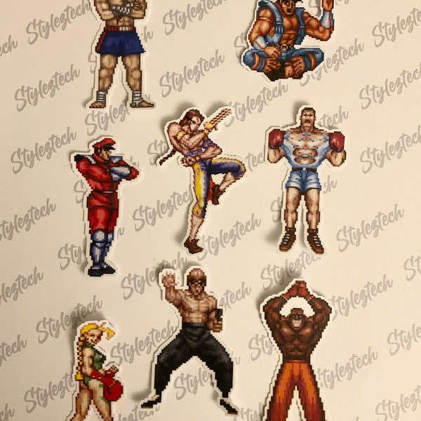 Street Fighter 2 Sticker - Etsy
