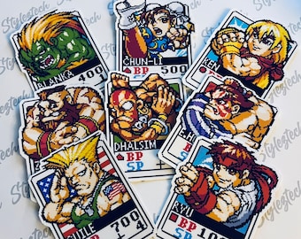 Street Fighter 2 Stickers Set 1 - Etsy