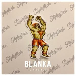 Street Fighter 2 Stickers - Set 1 - Etsy