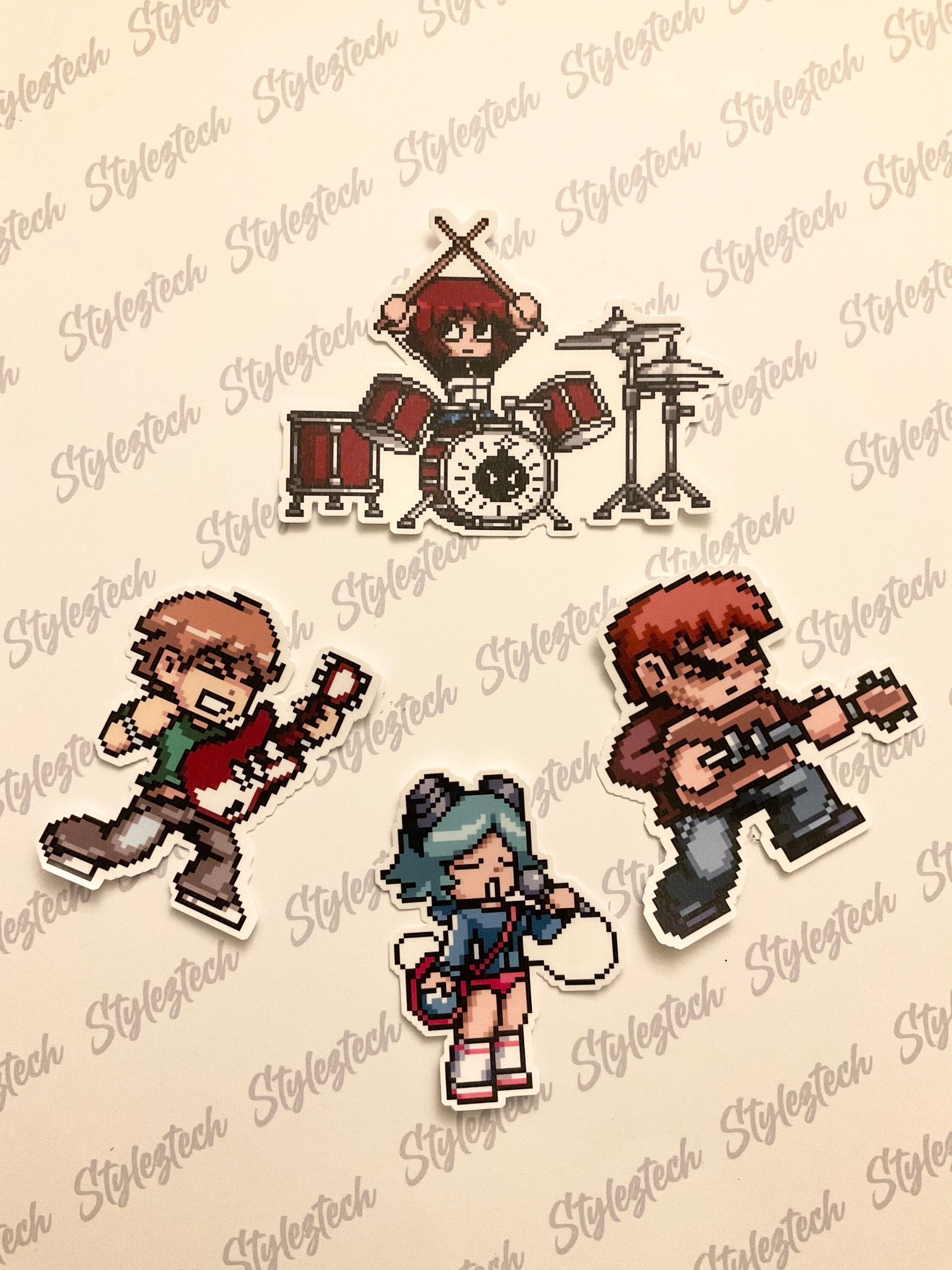 Scott Pilgrim Band Scott Pilgrim VS. The World Stickers | Etsy