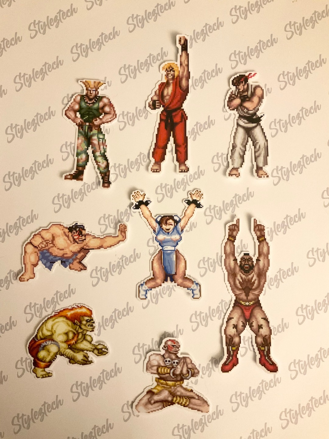 Street Fighter 2 Stickers- Set 1 - 2 - Etsy