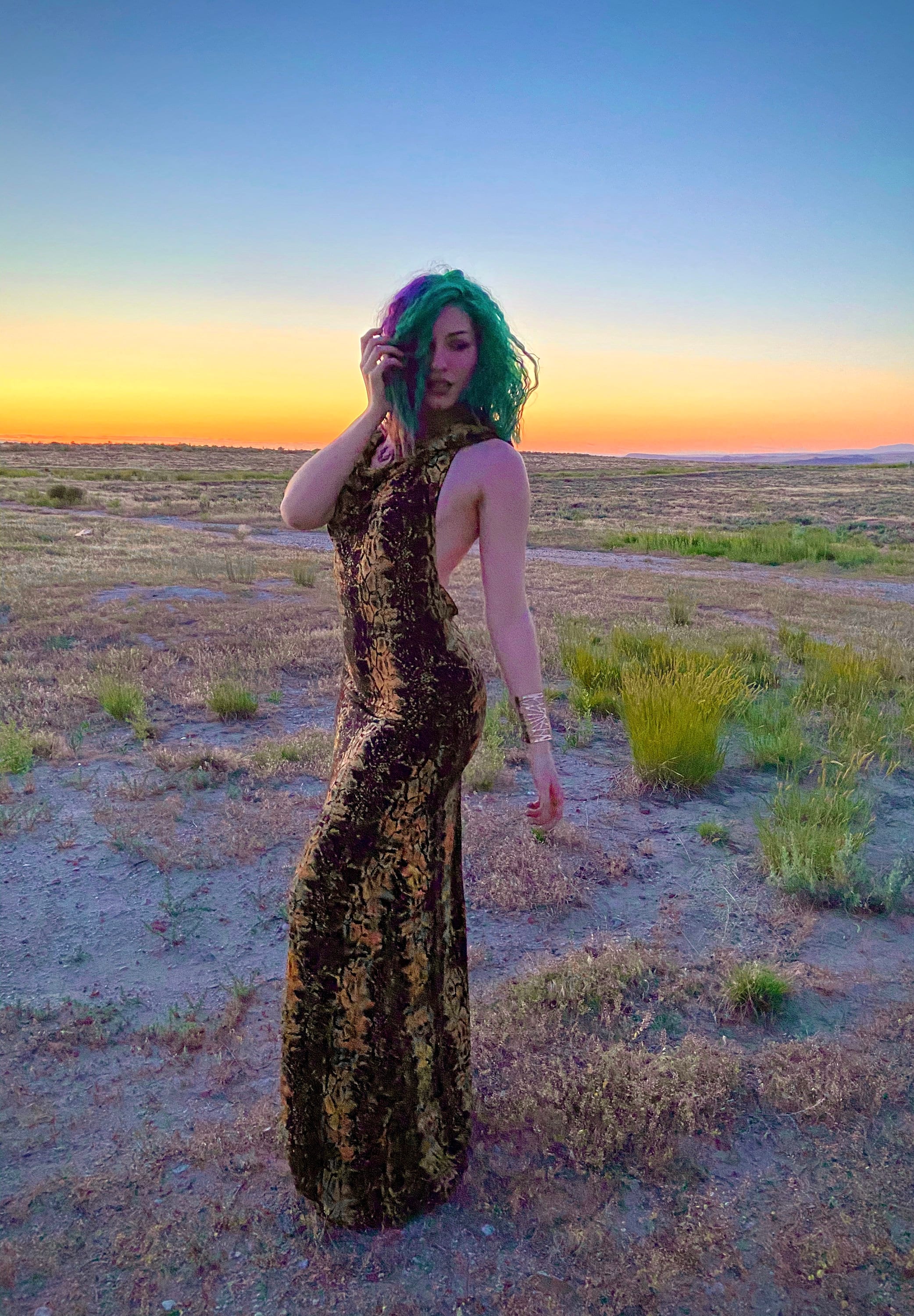 Snake Print Dress Backless Dress Hooded Dress Sexy Dress | Etsy