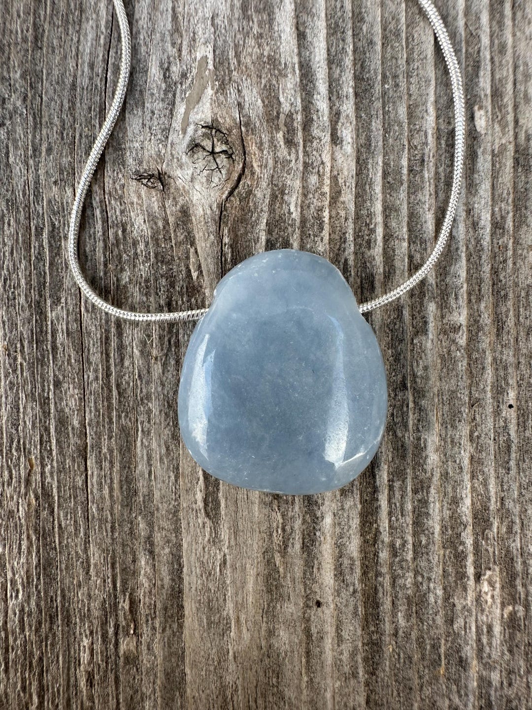 Angelite for Connection to Angel Realm and Throat Chakra. - Etsy