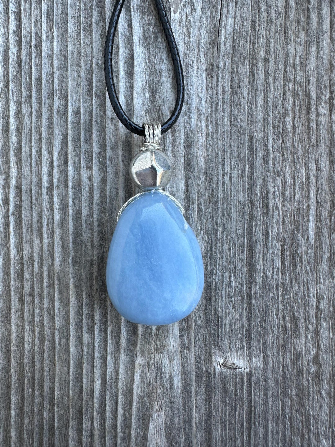 Angelite for Connection to Angels and Opening the Throat Chakra. - Etsy