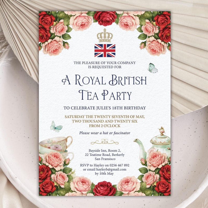 Crown Afternoon Tea - Etsy