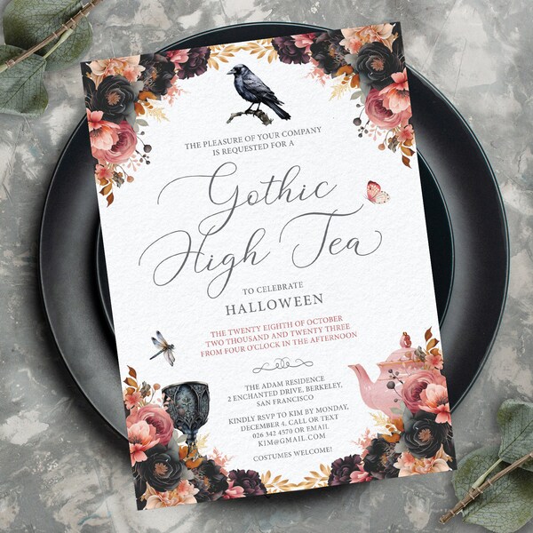 Raven Tea Set - Etsy