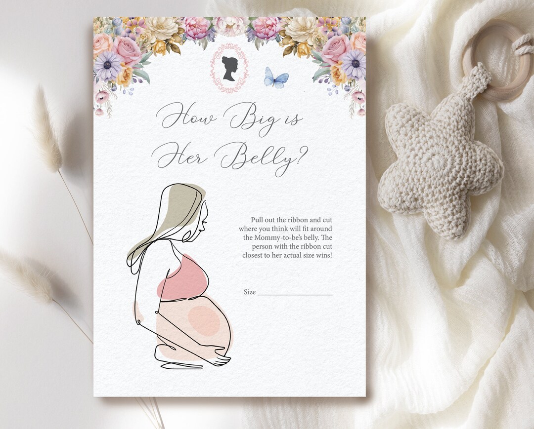 14 X Pastel Baby Shower Games 5 X 7, Plus 4 Answer Sheets, Bridgerton ...