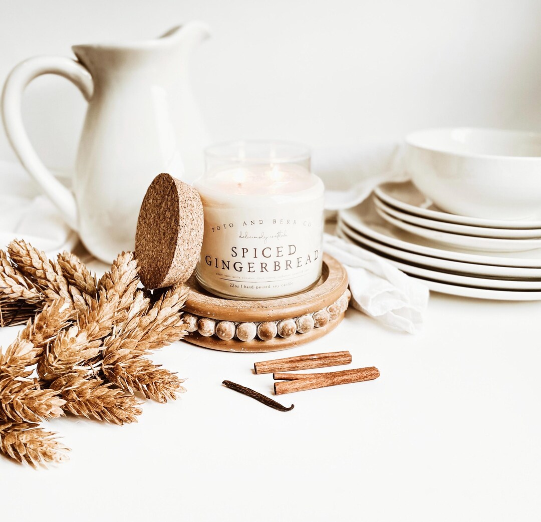 Gingerbread Candle Gingerbread Man Gingerbread House Christmas Candles ...