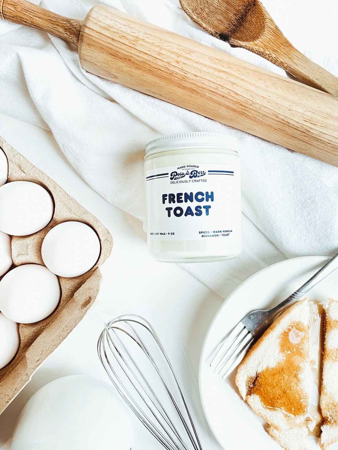 FRENCH TOAST CANDLE breakfast gifts breakfast bar gifts for - Etsy 日本