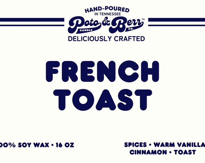 FRENCH TOAST CANDLE Breakfast Gifts Breakfast Bar Gifts for - Etsy