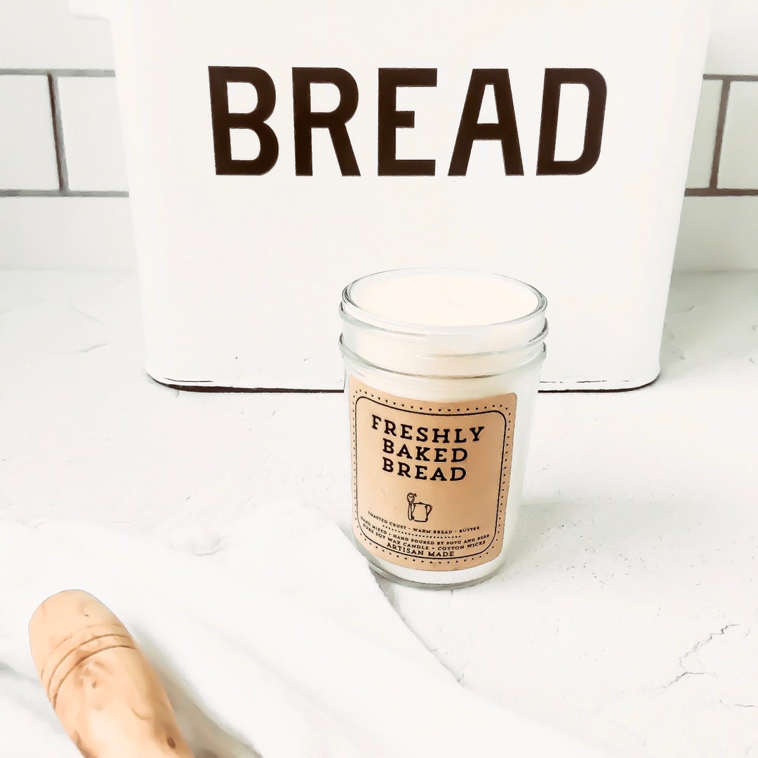 Freshly Baked Bread Scented Soy Candle Bread Gifts Farmhouse - Etsy