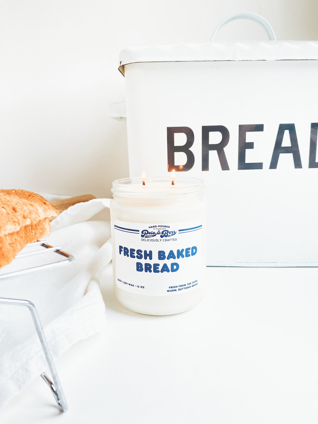 Freshly Baked Bread Scented Soy Candle Bread Gifts Food Gifts - Etsy