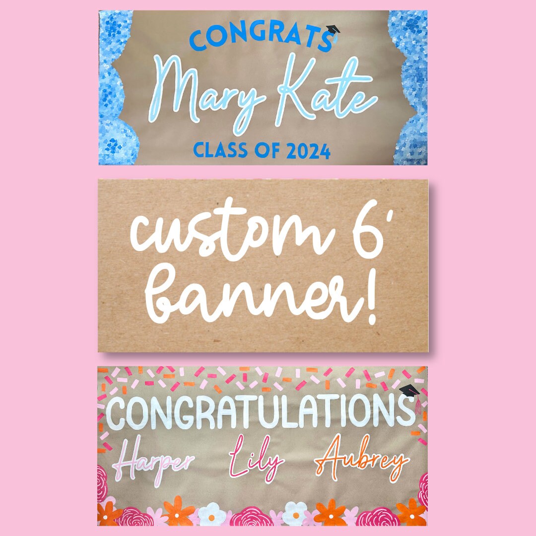 Custom Hand Painted 6' Banner - Etsy