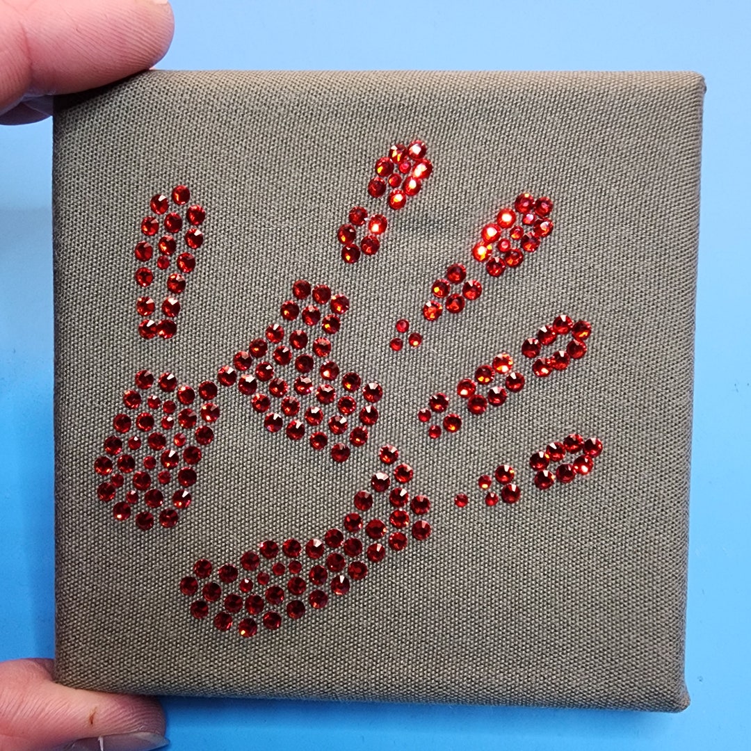 SPN Castiel HANDPRINT of DOULEUR art mural sur un alt Dean Winchester ...