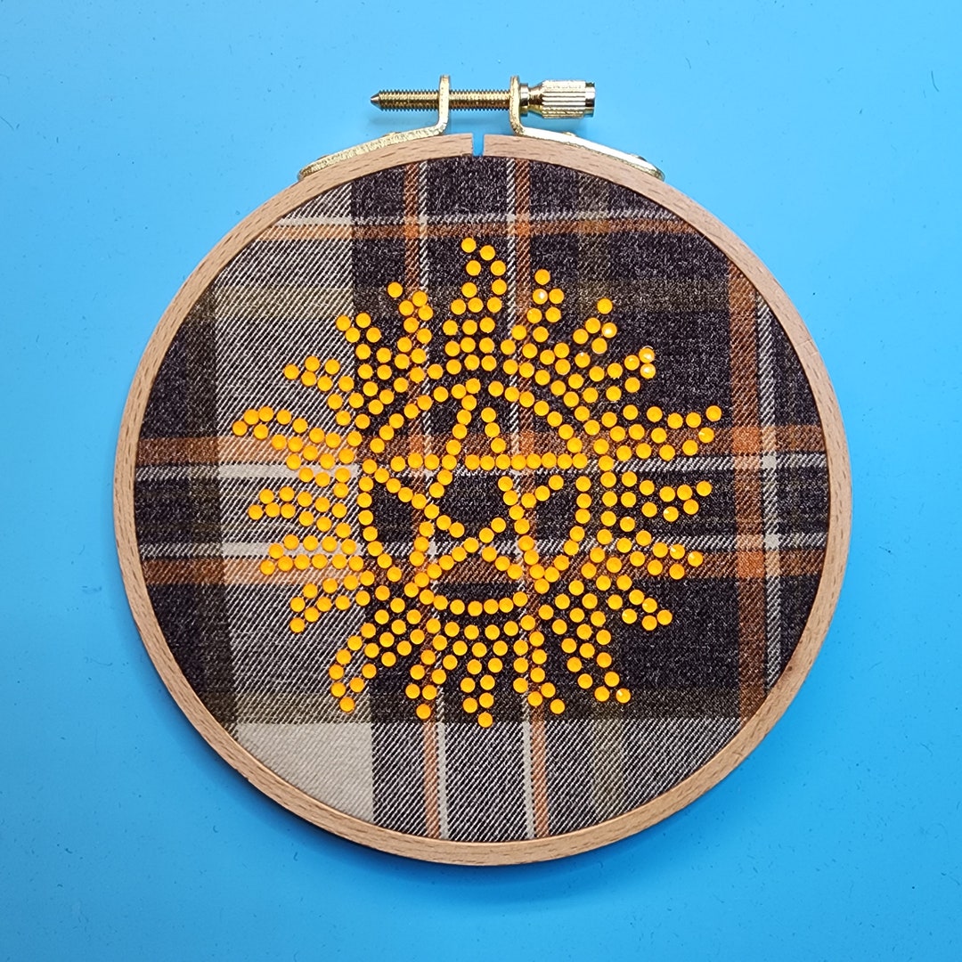 Sale HALLOWEEN SPN ART, "equally Pretty," Hand Made Out of Neon Orange ...