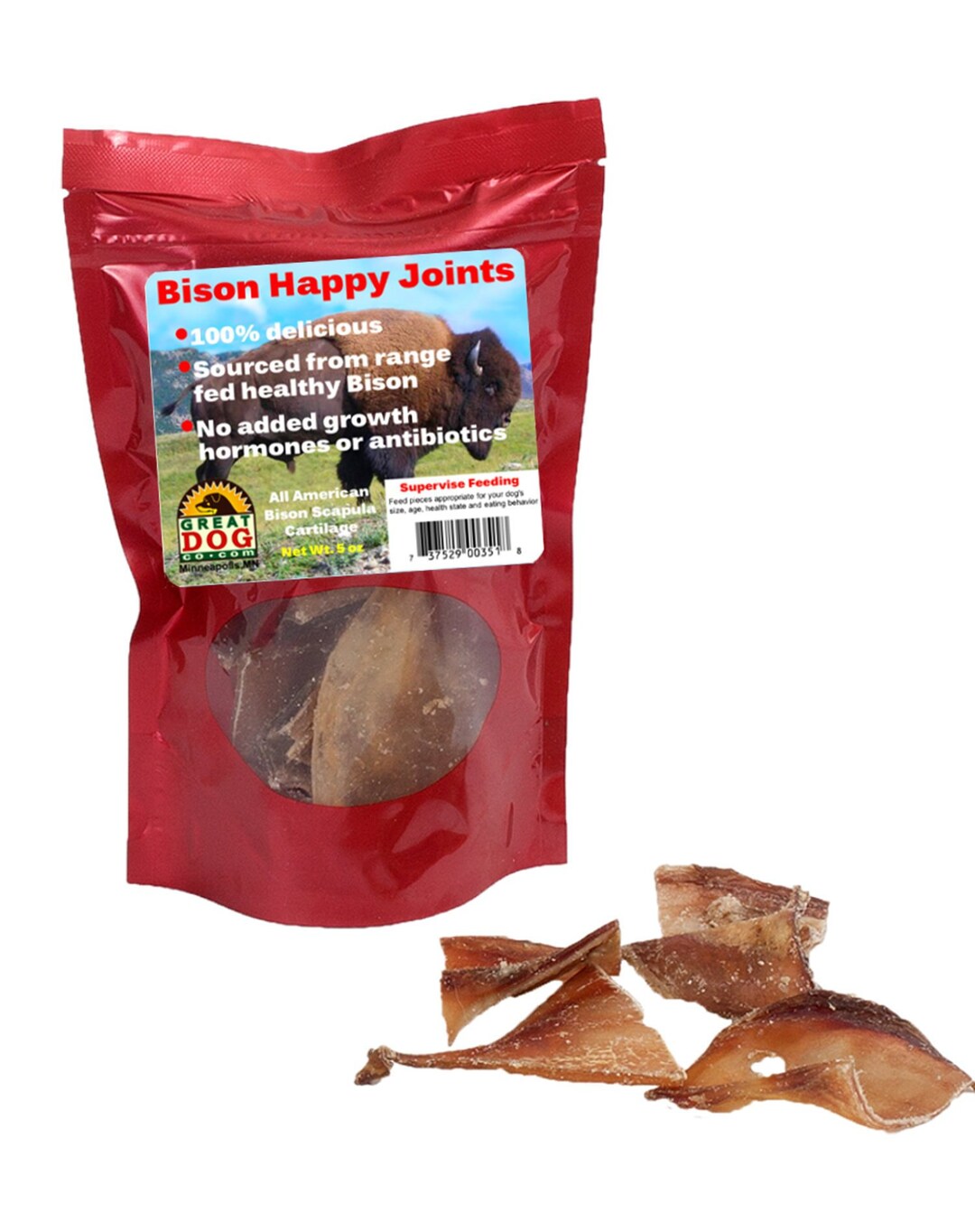 Bison Happy Joints 5.0 Oz Bag (sourced & Made in USA) - Single ...