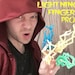 Lightning Fingers Cosplay Prop. Finger Mounted Electric Bolts for ...