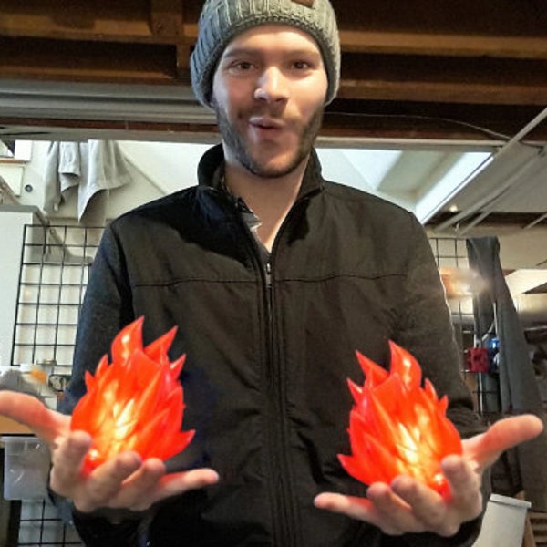 Blue Floating Fire - Etsy