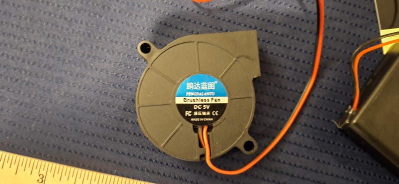 Costume Mask Blower Fans, Battery Operated With On/off Switch. Defog ...