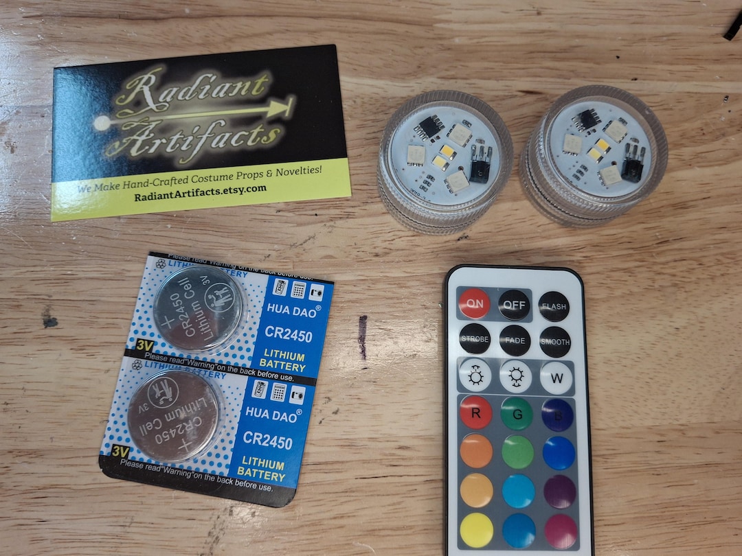 Remote LED Light Pod Set, RGB Waterproof Remote Bright Lightup ...